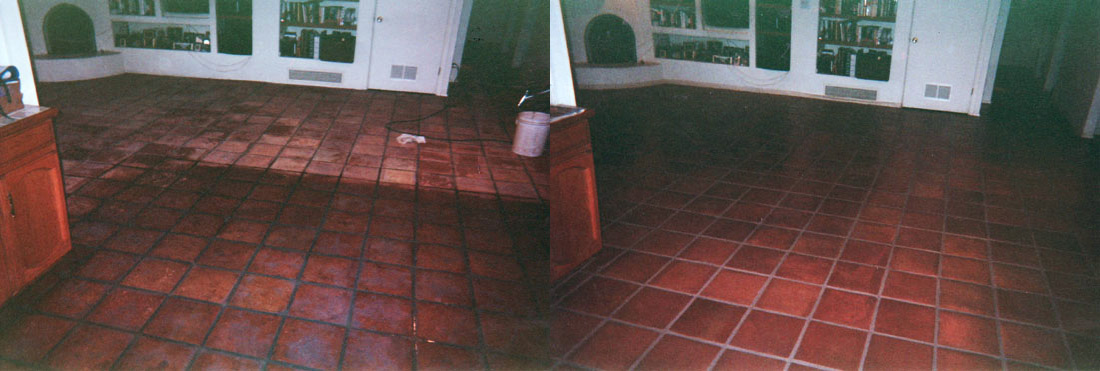 Tile Refinishing Photo | Restored Tile Photo | Mexican Tile Restoration