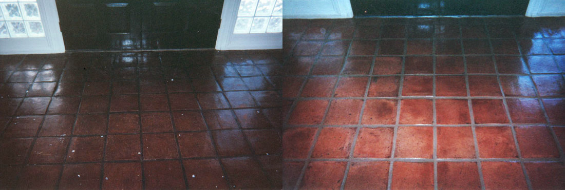 Tile Refinishing Photo | Restored Tile Photo | Mexican Tile Restoration