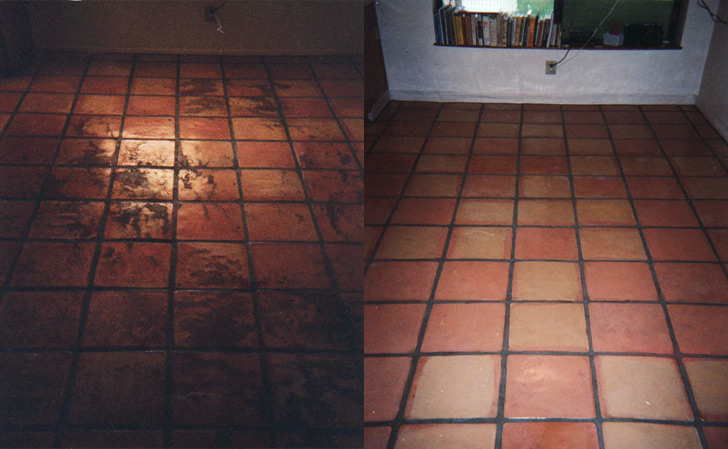 Tile Refinishing Photo | Restored Tile Photo | Mexican Tile Restoration