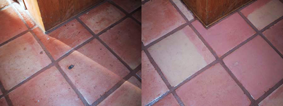Tile Refinishing Photo | Restored Tile Photo | Mexican Tile Restoration