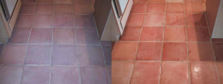 Tile Refinishing Photo | Restored Tile Photo | Mexican Tile Restoration