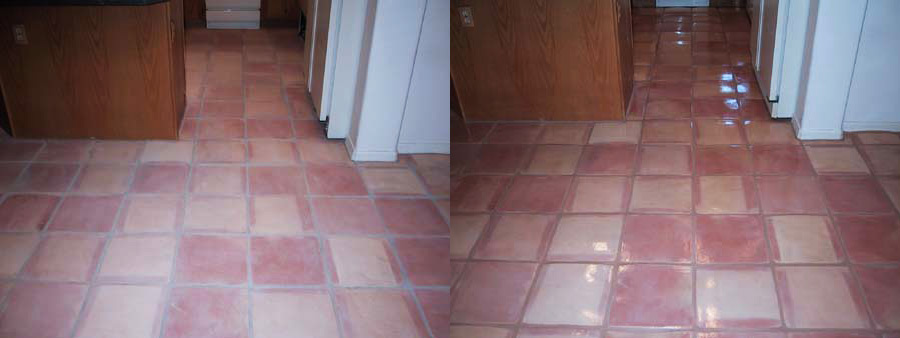 Tile Refinishing Photo | Restored Tile Photo | Mexican Tile Restoration