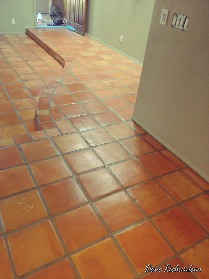 Tile Refinishing Photo | Restored Tile Photo | Mexican Tile Restoration