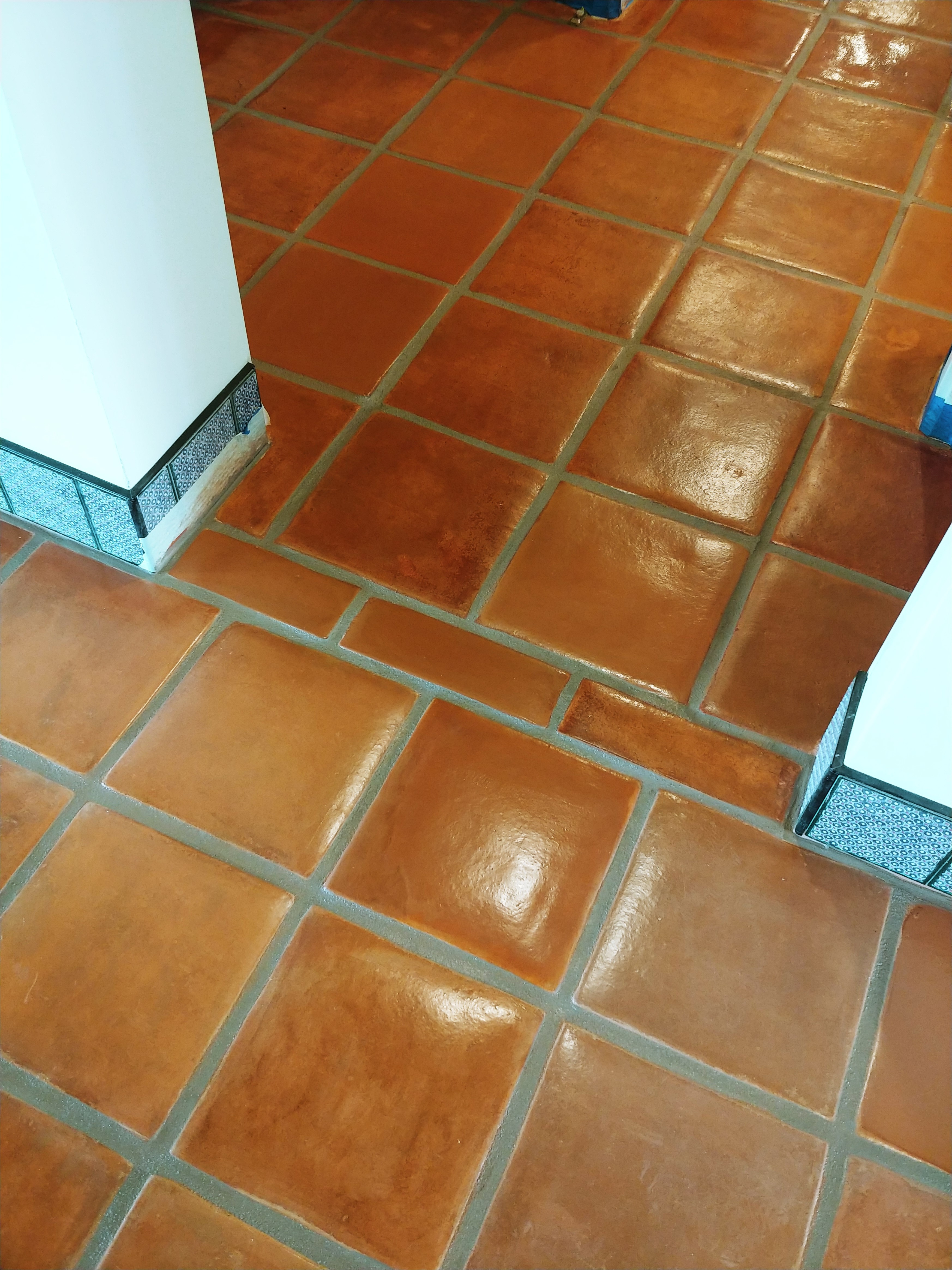 Tile Refinishing Photo | Restored Tile Photo | Mexican Tile Restoration